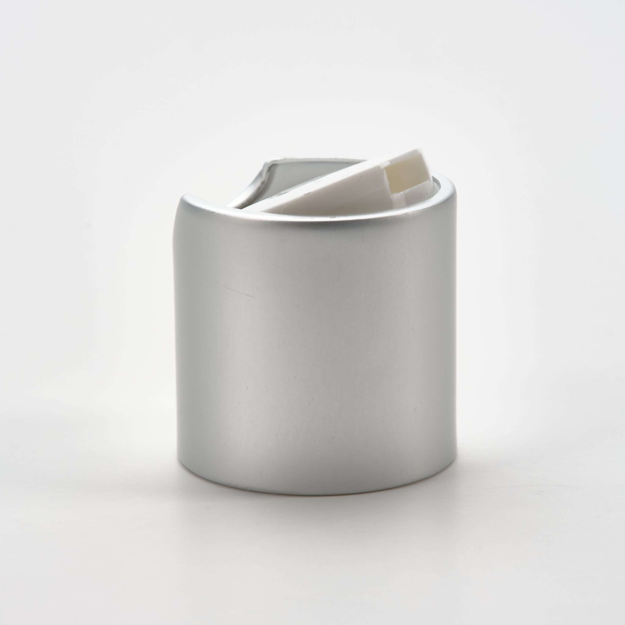 Sleeved Disc Cap 28410 - Matt Silver - Synergy Packaging