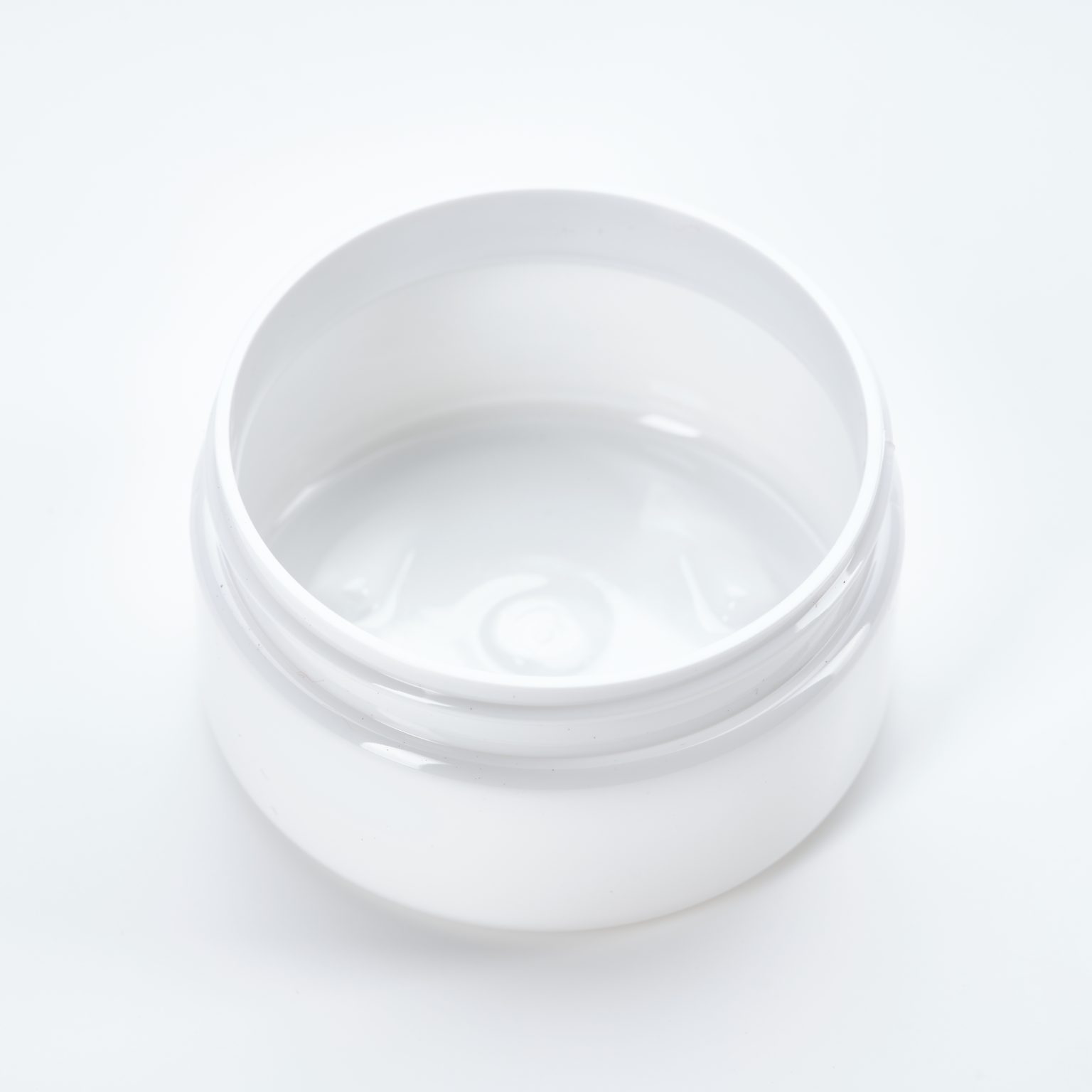 100g Standard Jar 70400 - White Solid - Synergy Packaging