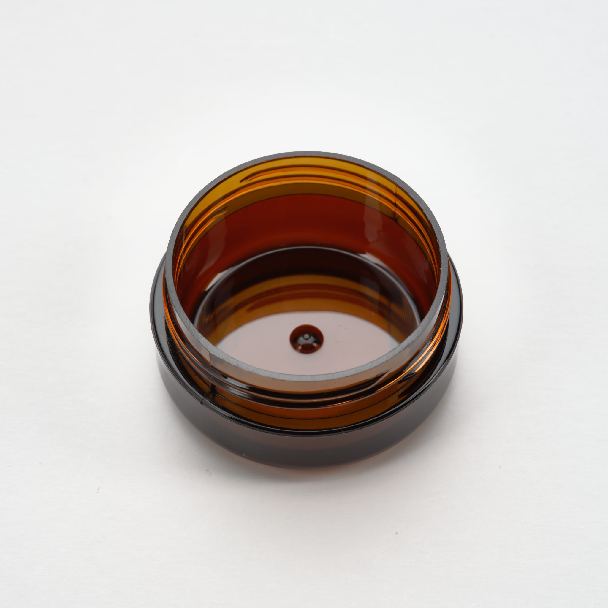 10g Sample Jar (Base Only) - Amber Tint - Synergy Packaging