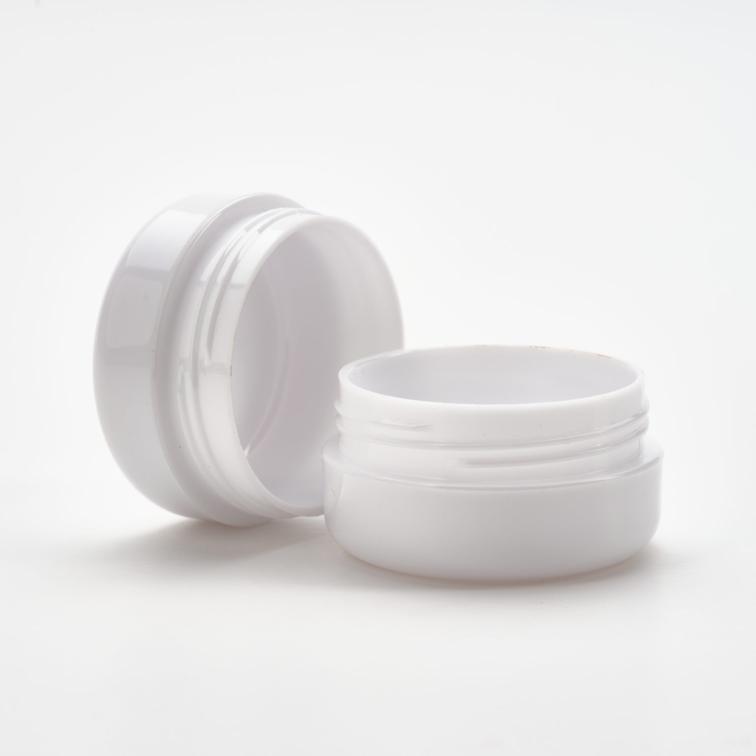 10g Sample Jar (Base Only) - White Solid - Synergy Packaging