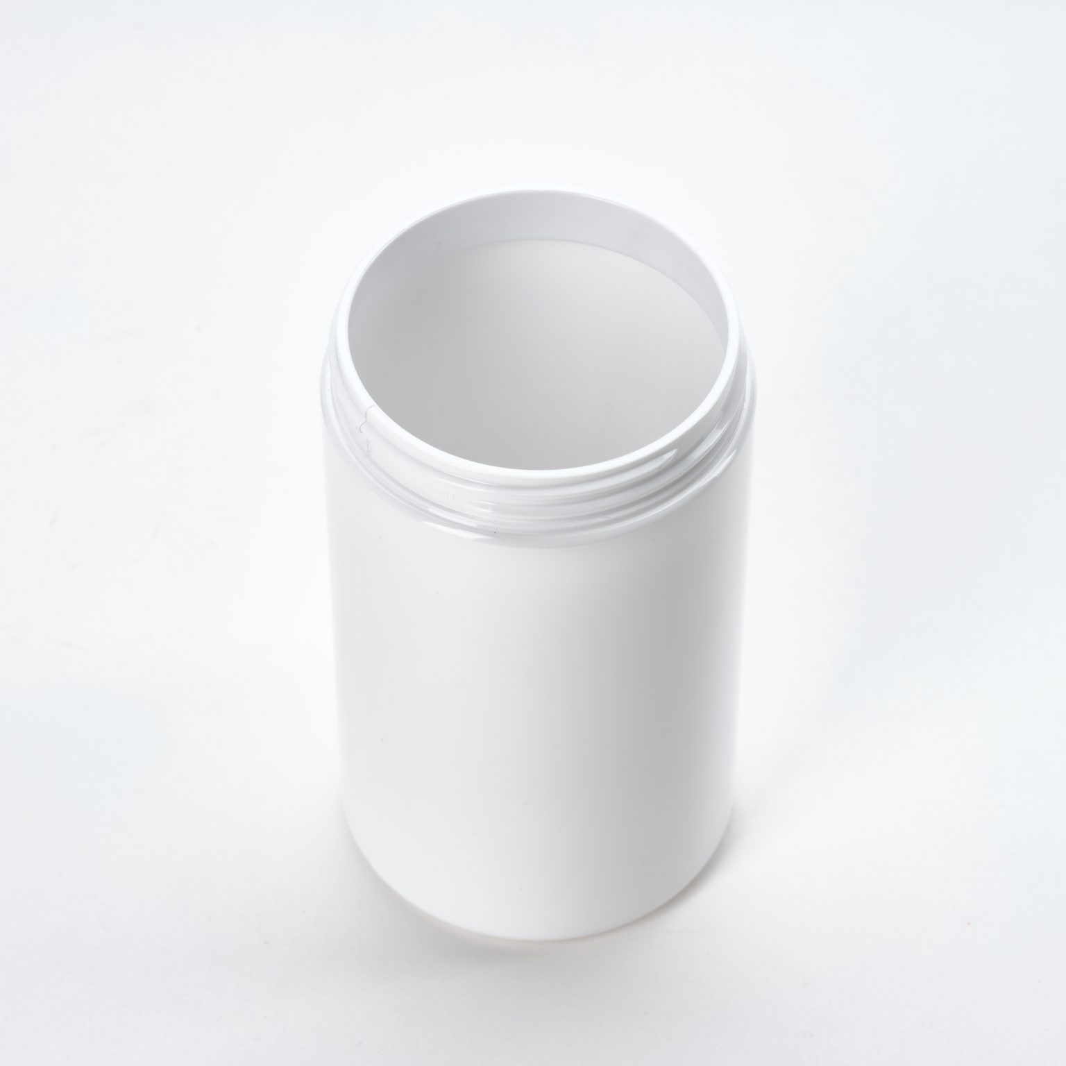 300g Tall Jar 63400 - White Solid - Synergy Packaging