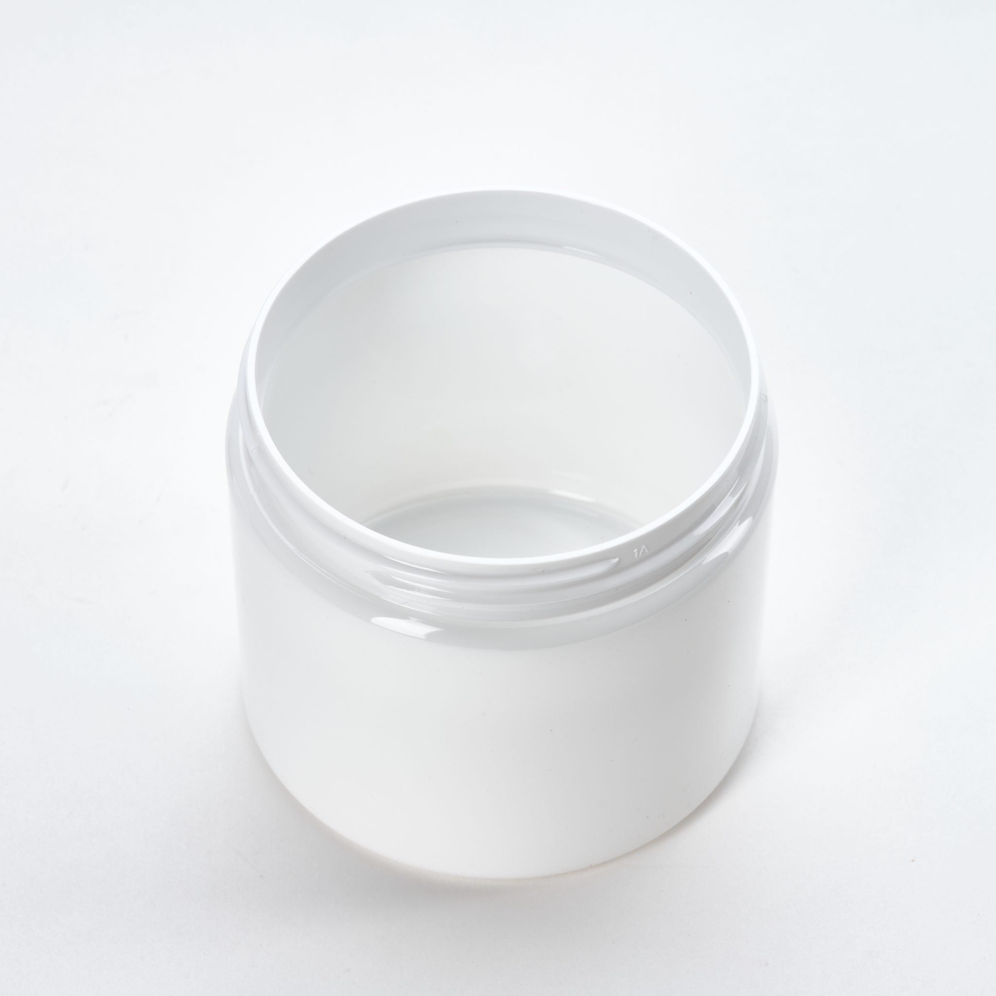 400g Standard Jar 89400 - White Solid - Synergy Packaging