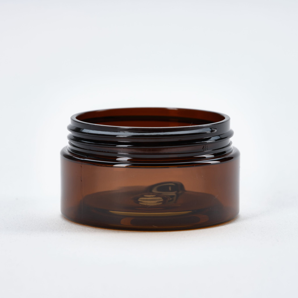 50g Standard Jar 58400 - Amber Tint - Synergy Packaging