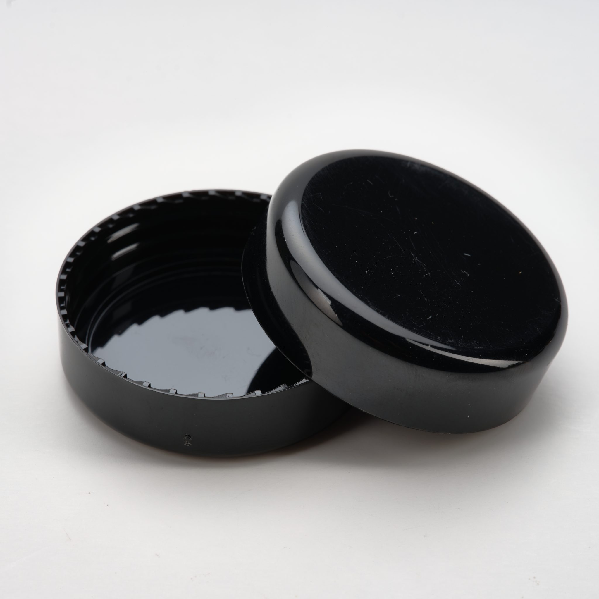20g Sample Jar Lid Black - (Lid Only) - Synergy Packaging