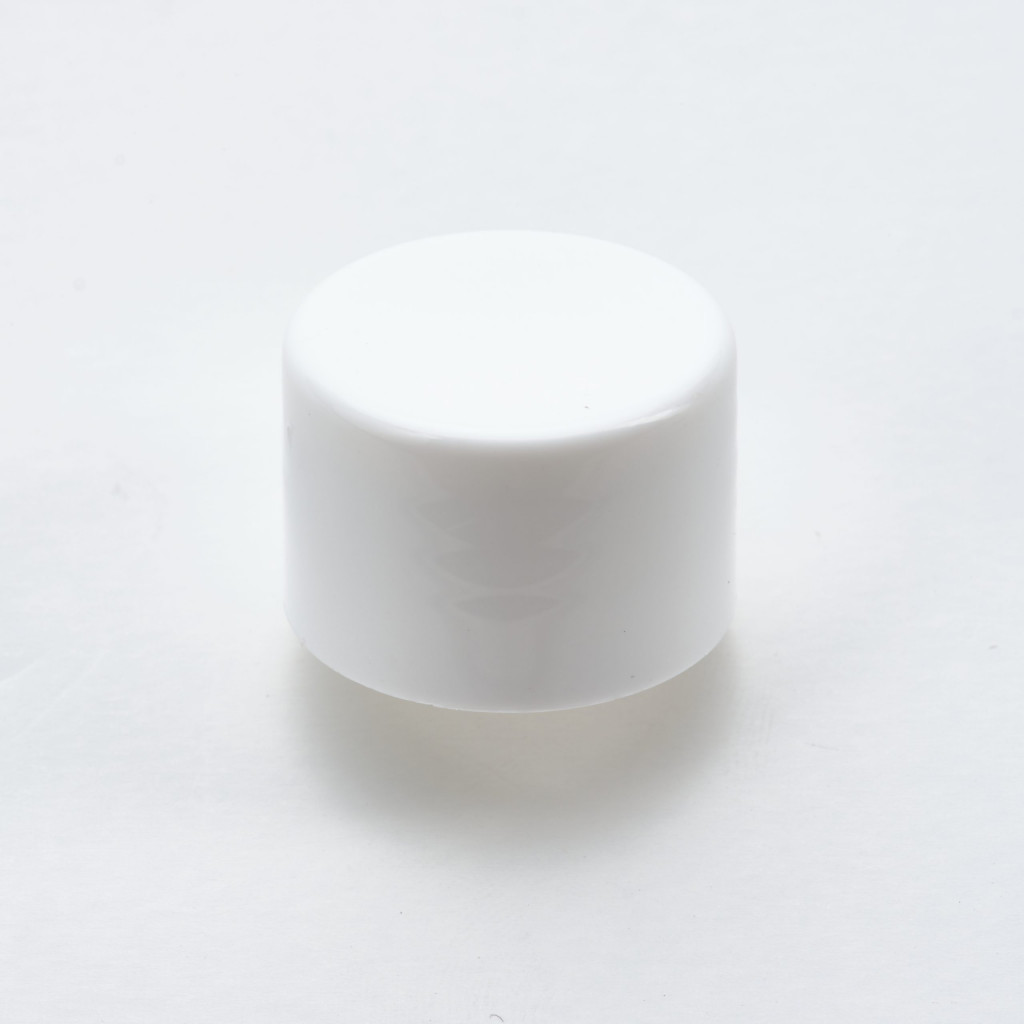 Smooth Wall Screw Cap 24410 - White - Synergy Packaging