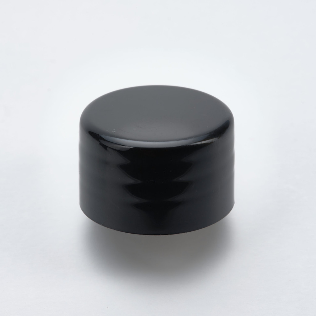 Smooth Wall Screw Cap 28410 - Black - Synergy Packaging