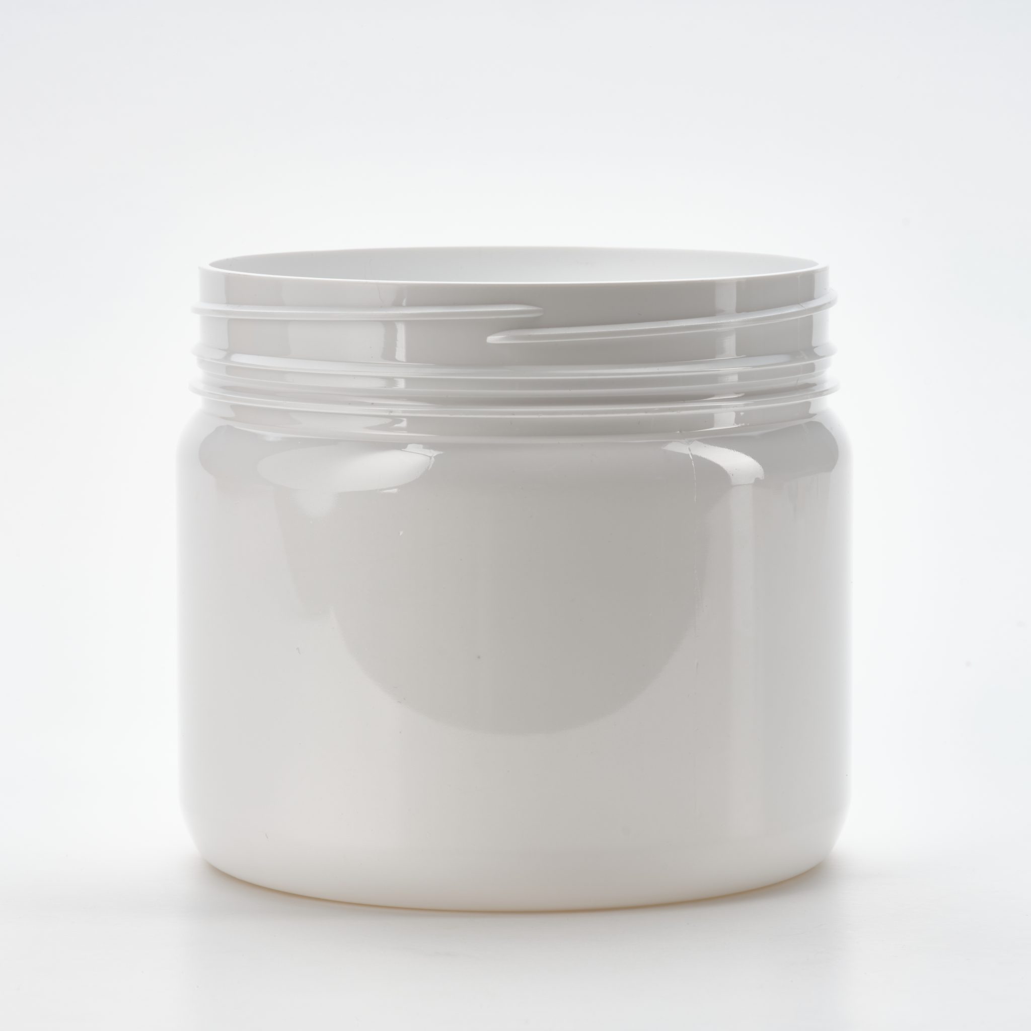 1.0L Wide Mouth Jar 120mm - White Solid - Synergy Packaging