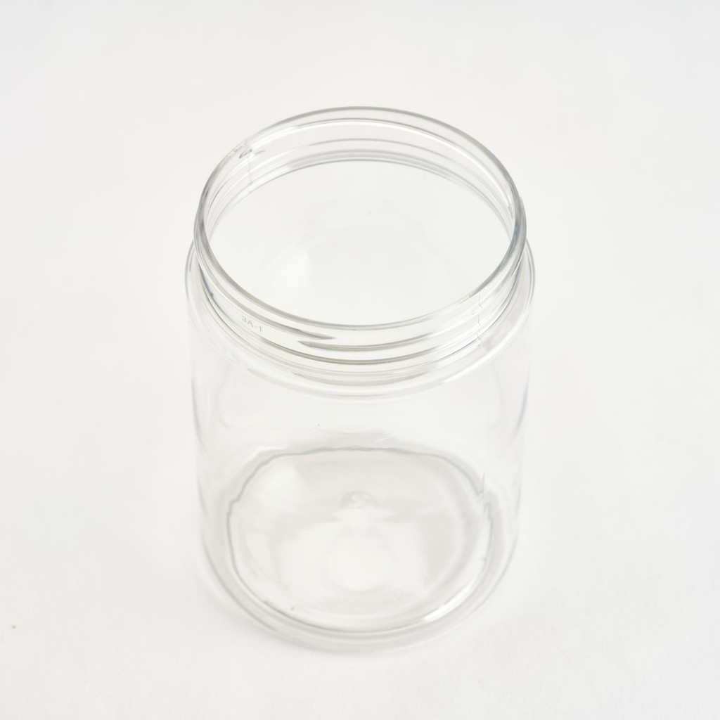 1.1L Wide Mouth Jar 100mm - Clear - Synergy Packaging