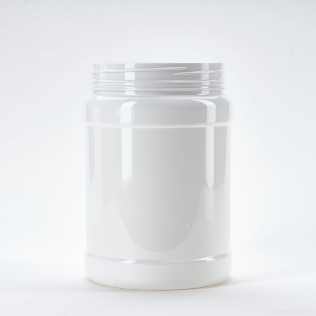 2.0L Wide Mouth Jar 120mm - White Solid - Synergy Packaging