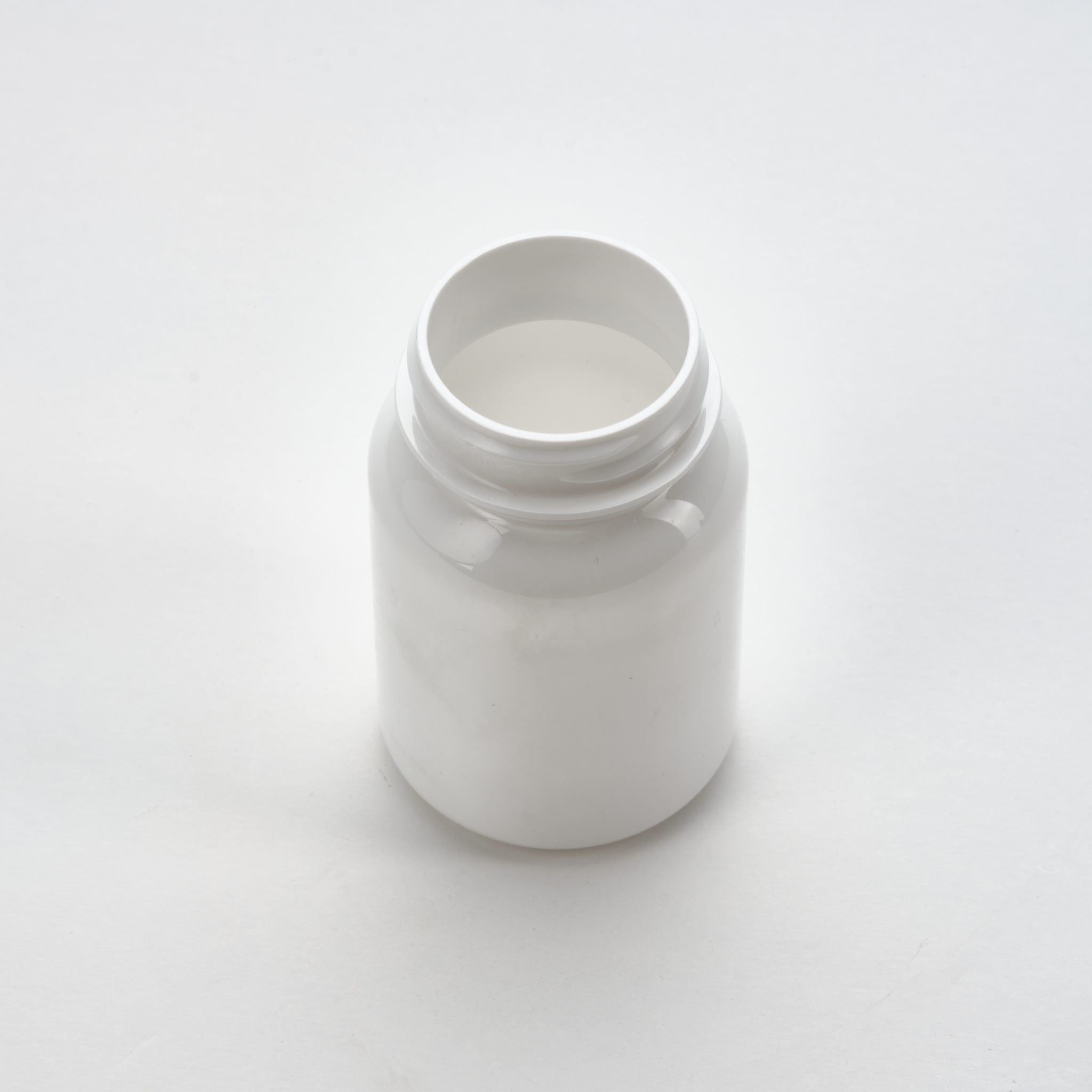75ml Pill Jar 38400 - White Solid - Synergy Packaging