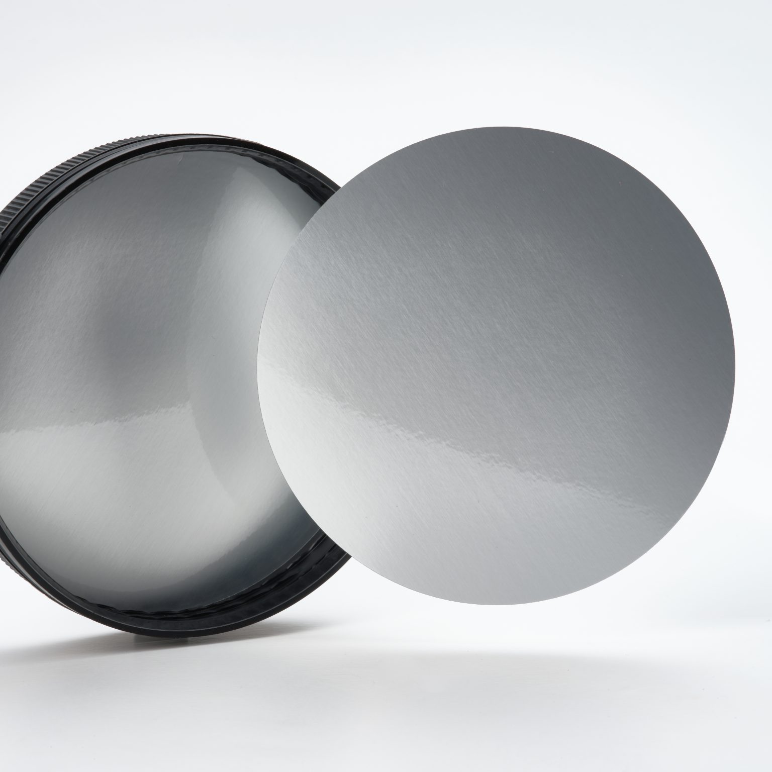 120mm Screw Cap (Wadded & Inducted) - Black - Synergy Packaging