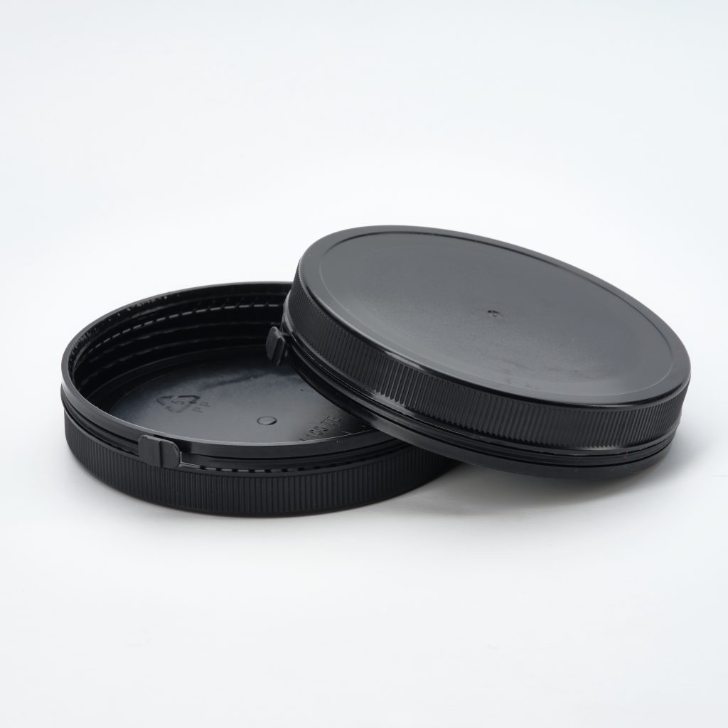 100mm Screw Cap - Black - Synergy Packaging