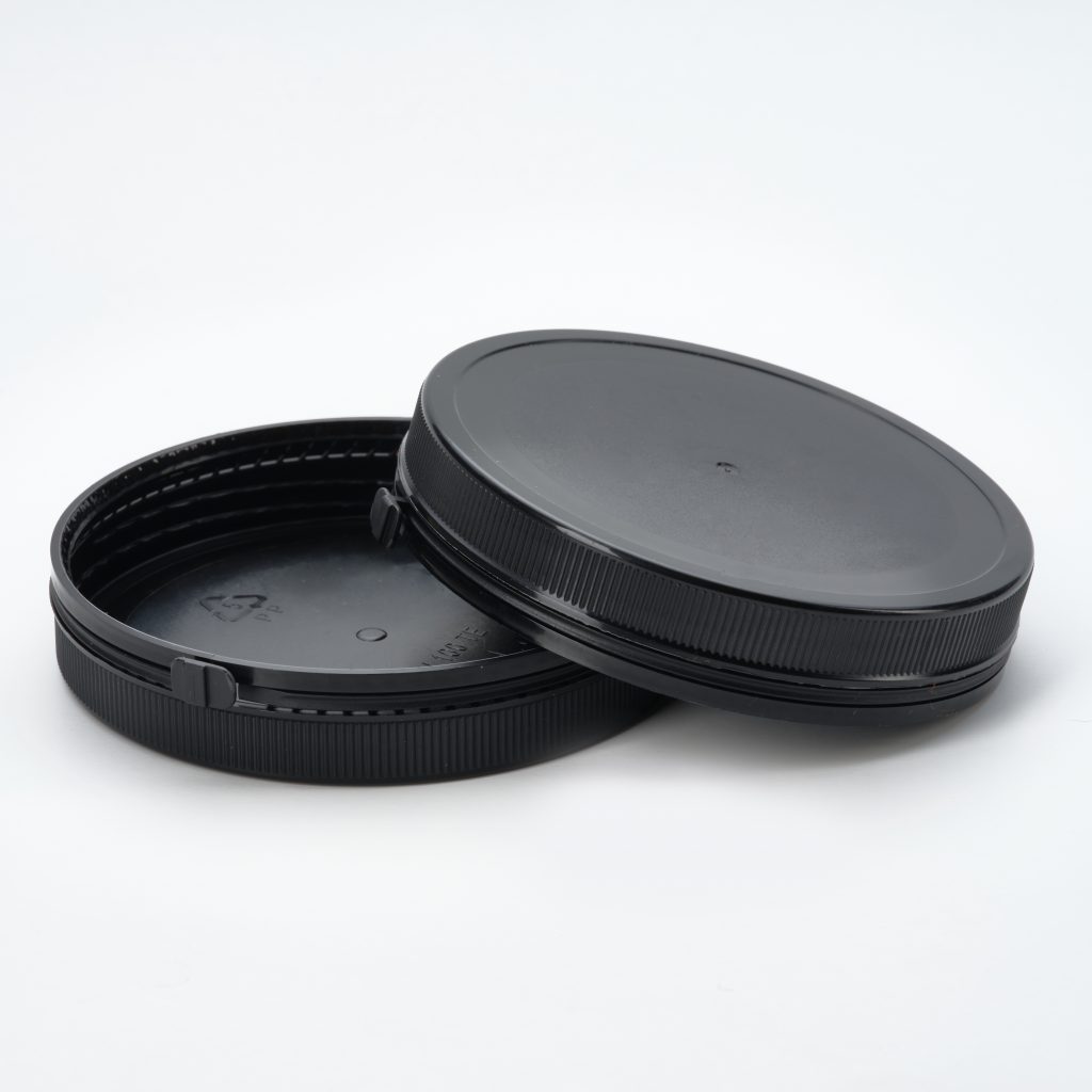 120mm Screw Cap (Wadded) - Black - Synergy Packaging