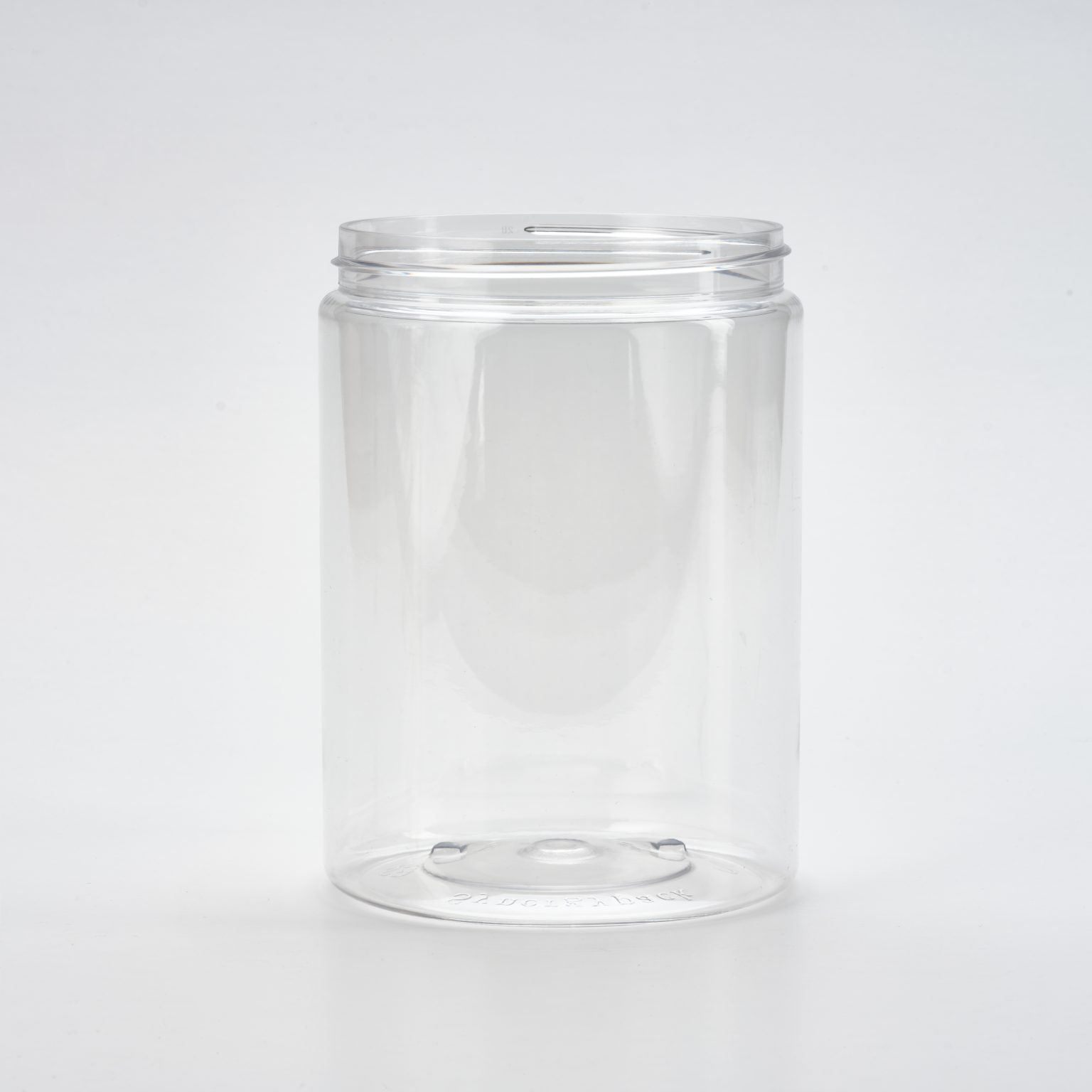 600g Tall Jar 89400 - Clear - Synergy Packaging