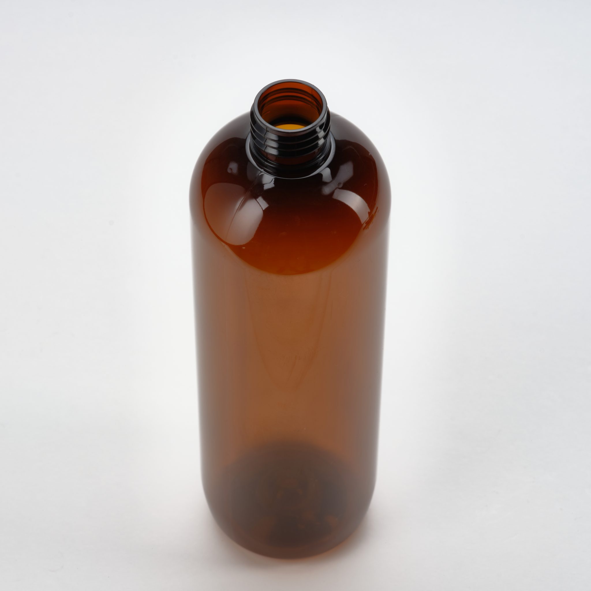 500ml Tall Boston 24410 - Amber Tint - Synergy Packaging