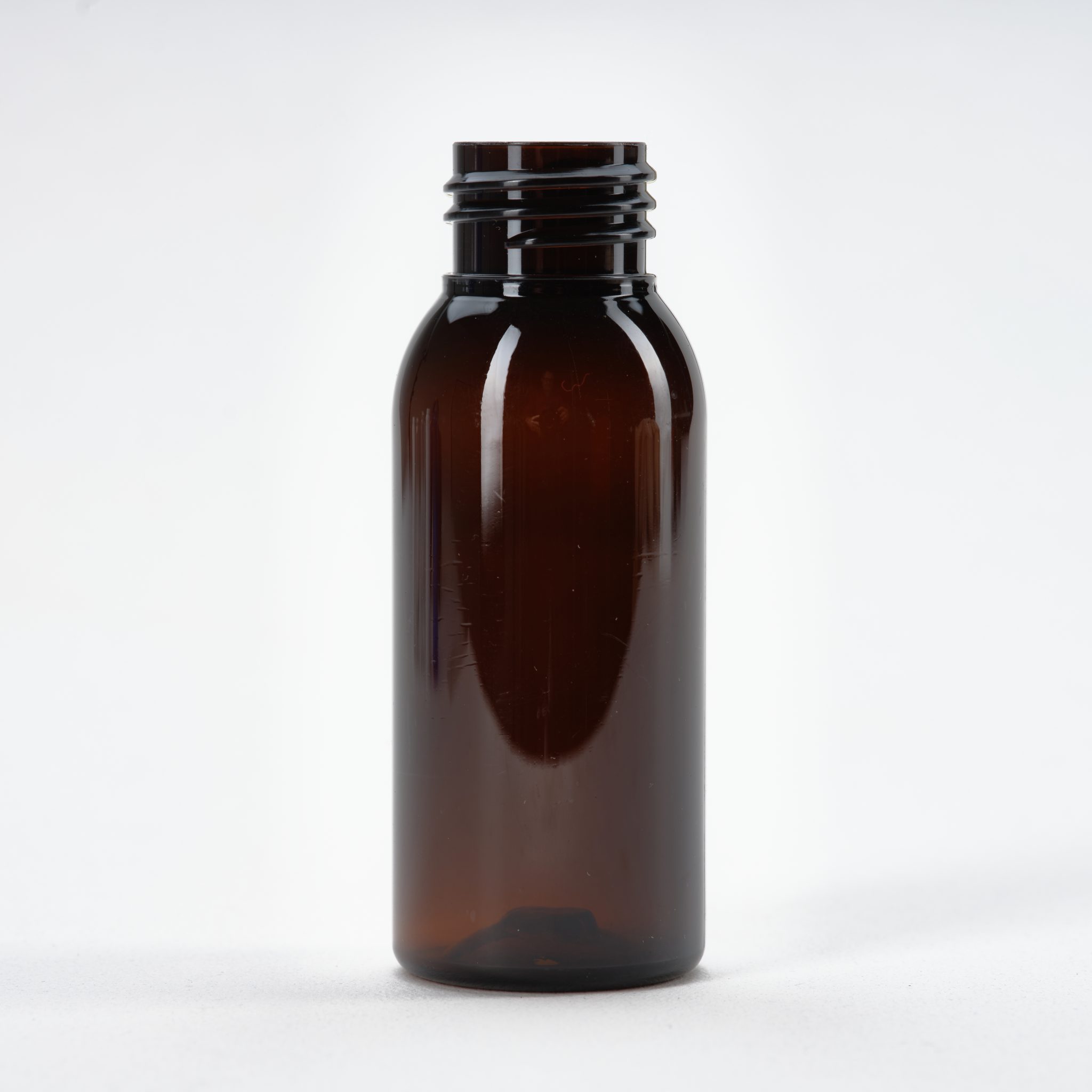 50ml Tall Boston 24410 - Amber Tint - Synergy Packaging