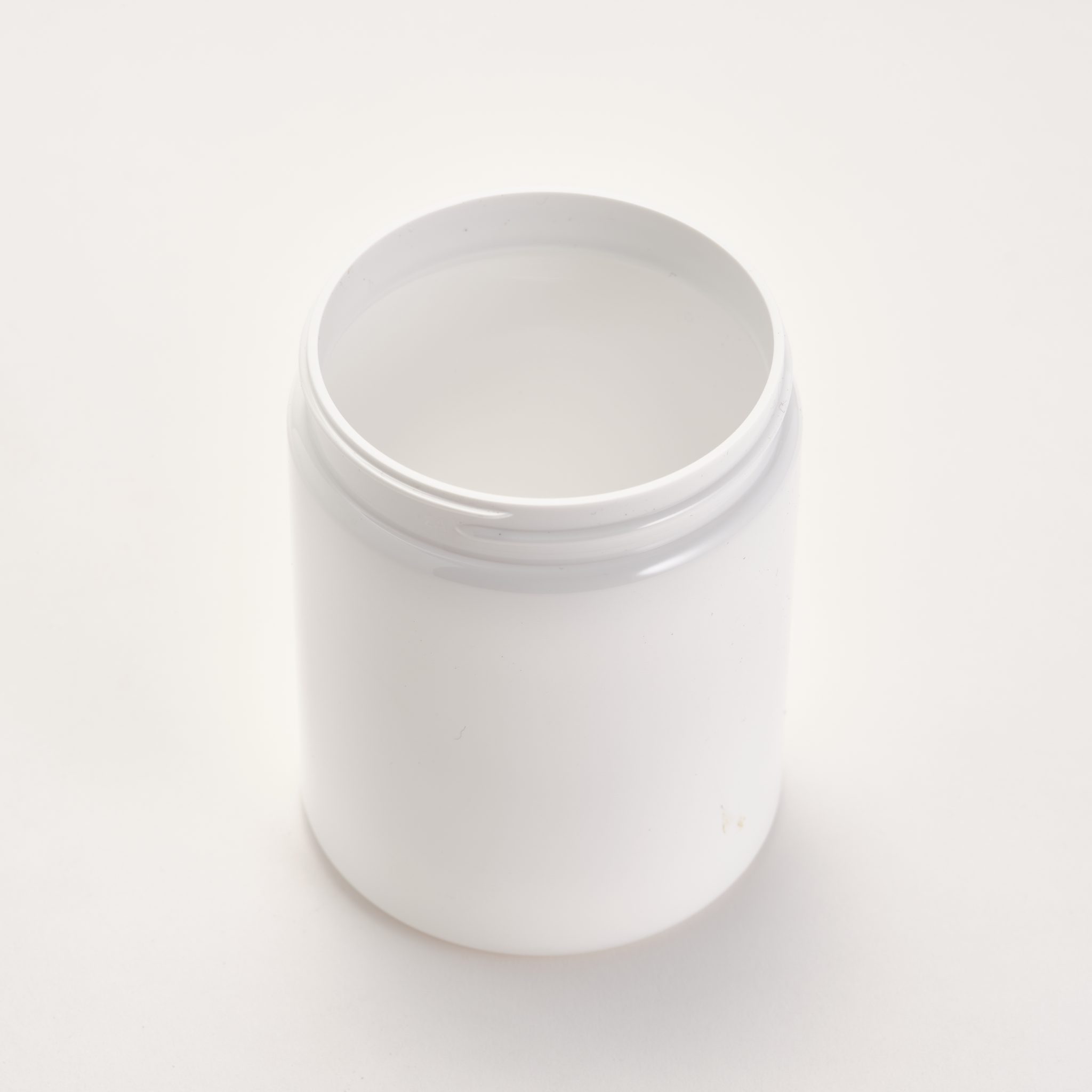 300g Standard Jar 70400 - White Solid - Synergy Packaging