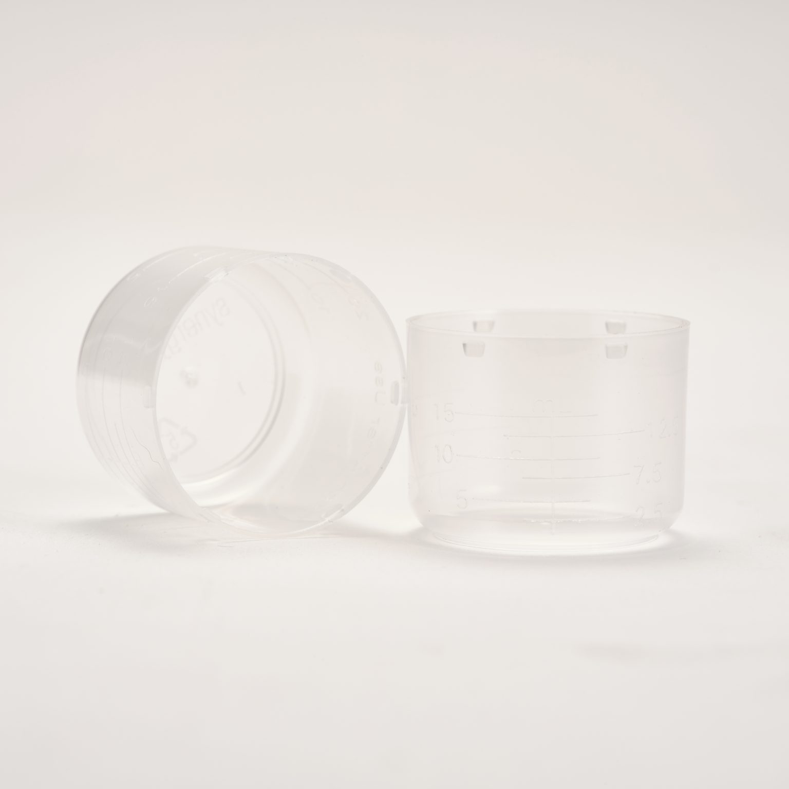 20ml Measuring Cup - Clear - Synergy Packaging