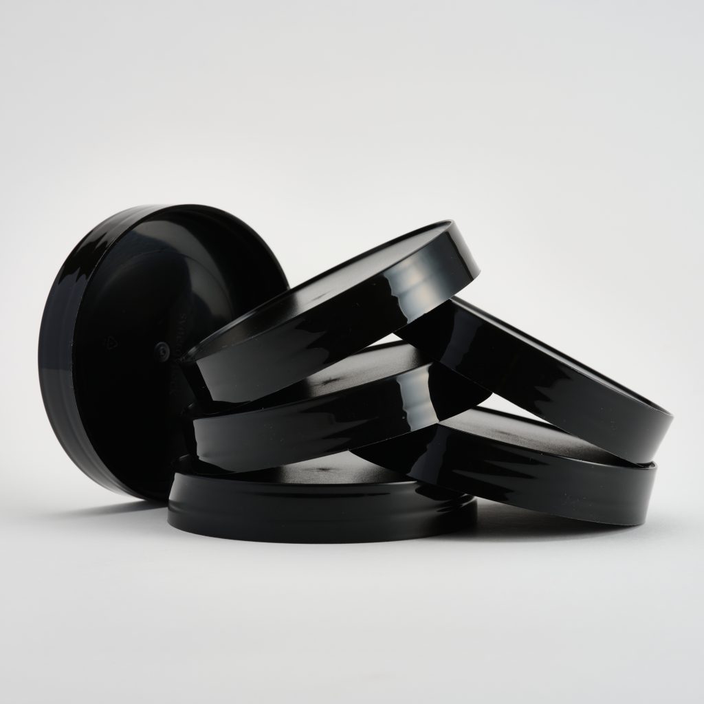 Stacker Cap 89400 Inducted - Black - Synergy Packaging