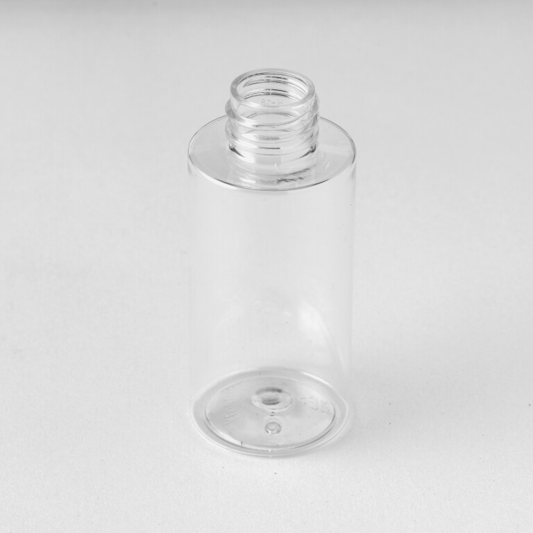 Square Shoulder Bottle 50ml Clear - Synergy Packaging