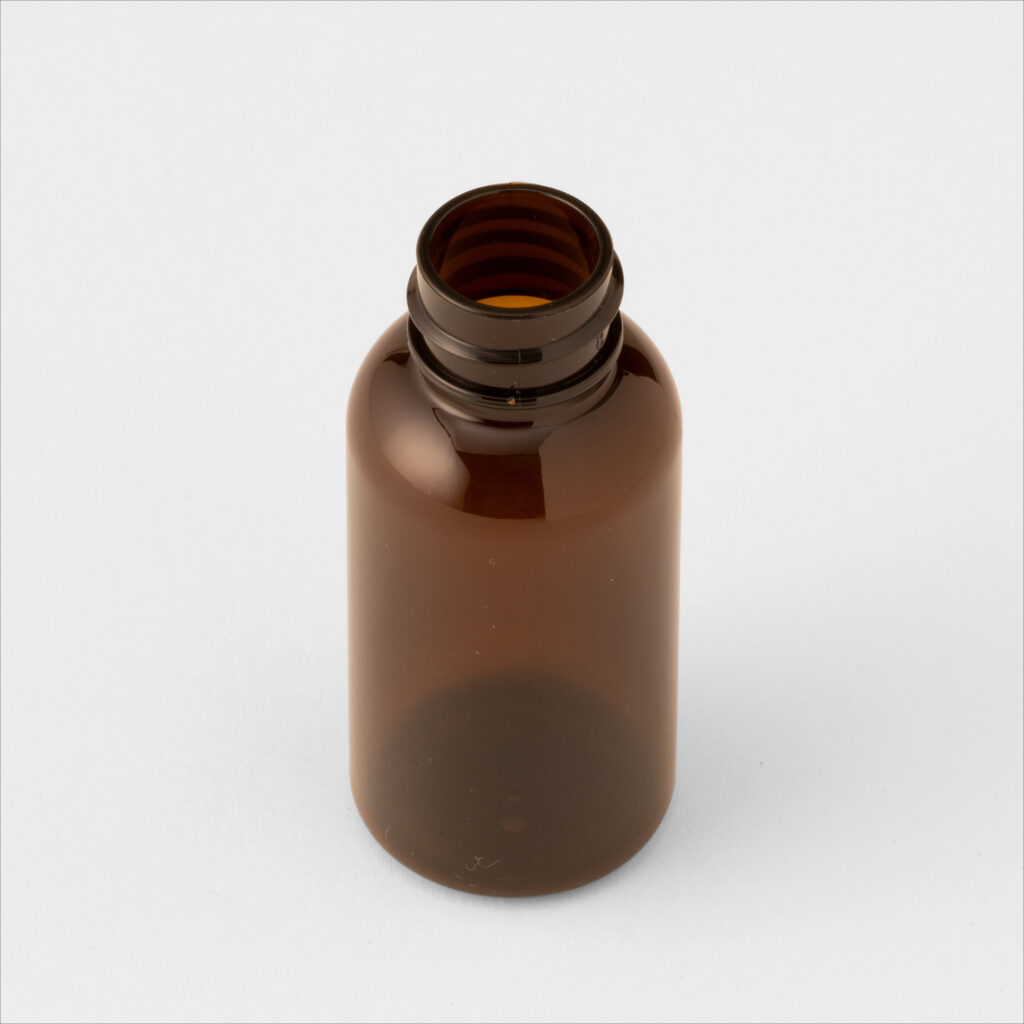 Boston Round Bottle 30ml Amber - Synergy Packaging